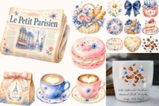 Coquette Cafe De Paris Clipart Graphic by JidapaDesign · Creative Fabrica