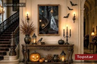 Creepy Halloween Ghost Queen Victoria Graphic by Topstar · Creative Fabrica
