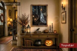 Creepy Halloween Ghost Queen Victoria Graphic by Topstar · Creative Fabrica