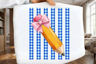 Cute Pencil with Pink Bow PNG Graphic by ns_yeasmin · Creative Fabrica