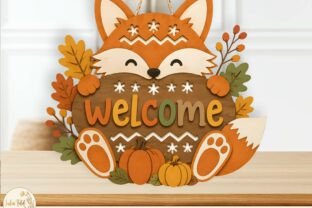 Fall Door Hanger Laser Cut File SVG · Creative Fabrica