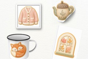 Fall Sugar Cookie Cliparts, Autumn PNG Graphic by CozyNest Studio ...
