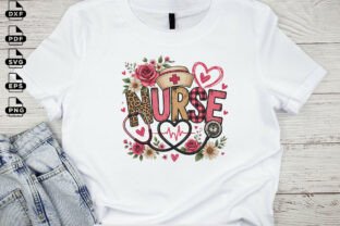 Floral Leopard Nurse PNG File Graphic by Dipa10 · Creative Fabrica