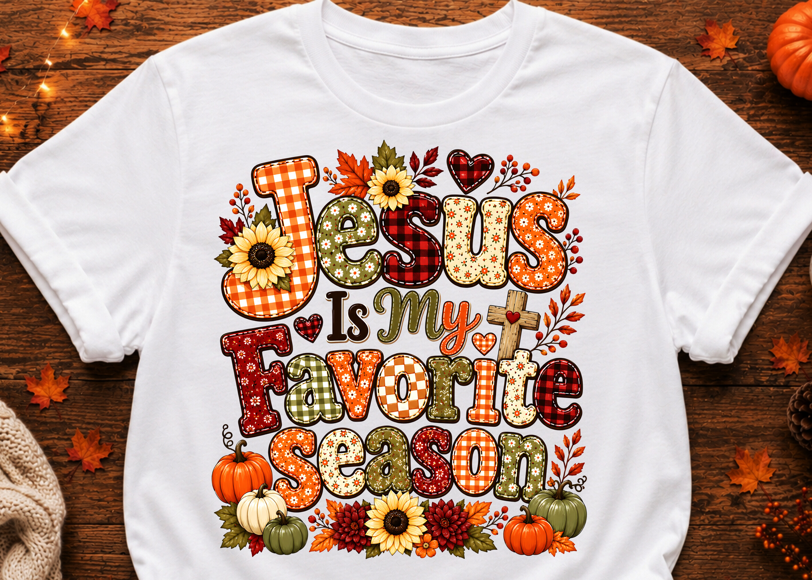 Jesus Faith Autumn Christian Fall PNG Graphic by Craftoria Studio ...