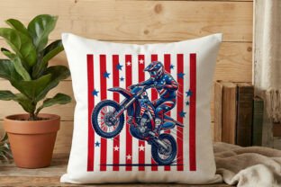 Patriotic Dirt Bike PNG Graphic by Creative Community · Creative Fabrica