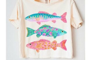 Preppy Fish PNG, Colorful Fish Clipart Graphic by OrinDesign · Creative ...