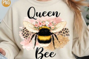 Queen Bee Leopard Cheetah Print PNG Graphic by Moon Digital · Creative ...