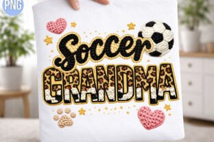 Soccer Grandma Leopard Sports Shirt PNG Graphic by SAVA STORE ...