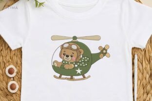 Teddy Bear Helicopter Embroidery Design · Creative Fabrica