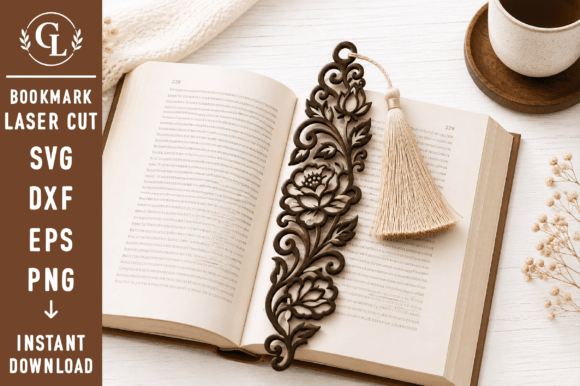 Wood Bookmark Laser Cut SVG · Creative Fabrica