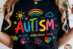 Autism Awareness Rainbow PNG Tshirt Graphic by BEE CREATION · Creative ...