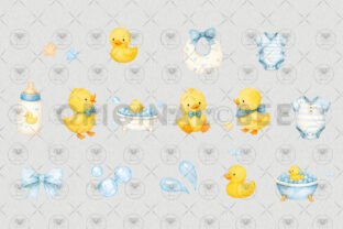 Baby Duck Clipart Graphic by BigCakeBee · Creative Fabrica