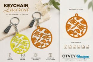 Dragon Fly Keychain Lasercut BUNDLES · Creative Fabrica