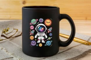 Kawaii Space Cute Astronaut PNG Graphic by DIGITAL ART · Creative Fabrica