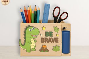 Kids Pencil Holder Laser Cut SVG Bundle · Creative Fabrica