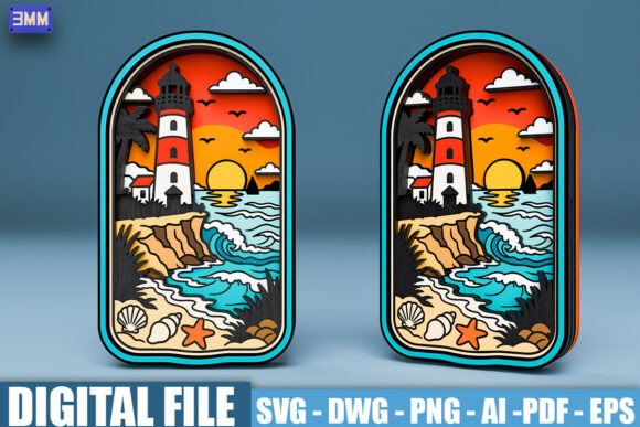 613 Lighthouse Svg Designs & Graphics