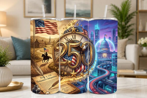 USA Anniversary History to Future Graphic by KDP AMAZING · Creative Fabrica