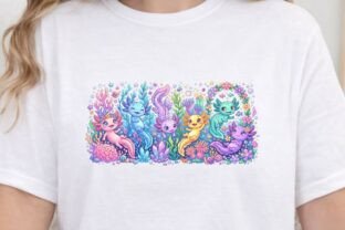 Axolotl Underwater Friends Clipart PNG Graphic by ArtbyCrystalJennings ...