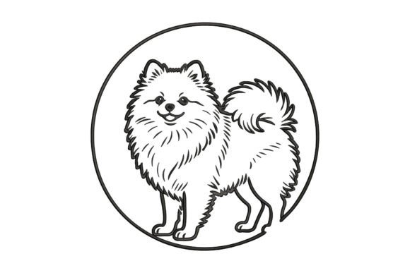 Cute Pomeranian Dog · Creative Fabrica