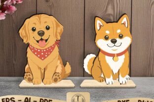 Dog Standee Laser Cut File SVG Bundle · Creative Fabrica