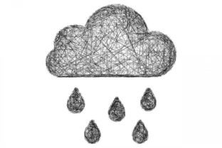 FREE Sketch Precipitation Icon Graphic by davidzydd · Creative Fabrica