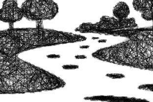 FREE Sketch River Habitat Icon Graphic by davidzydd · Creative Fabrica