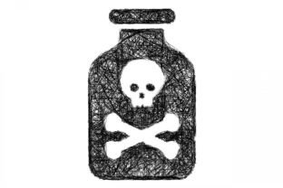 FREE Sketch Toxic Substance Icon Graphic by davidzydd · Creative Fabrica