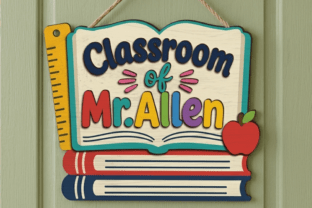 Personalized Book Classroom Sign Custom · Creative Fabrica