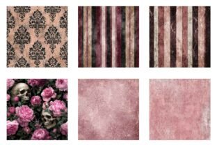 Pink Gothic Digital Paper Graphic by Print Magic · Creative Fabrica