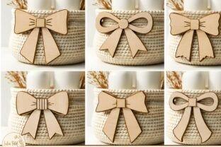 Wooden Bow Laser Cut File SVG Bundle · Creative Fabrica