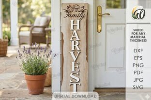 3D Farm Vertical Door Signs Bundle Laser · Creative Fabrica