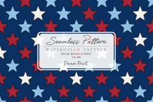 American Patriotic Digital Paper Graphic by Dream Print · Creative Fabrica