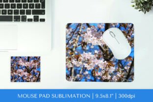 Blooming Cherry Blossom Mouse Pad PNG Graphic by LaBelezoka · Creative ...