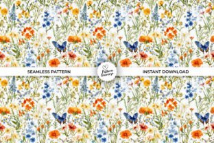 Enchanting Floral Garden Pattern Graphic by Pattern Universe · Creative ...