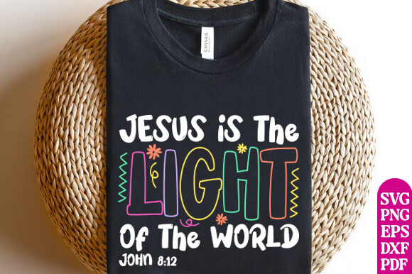 Jesus is the Light of the World PNG, Svg Graphic by SVGcraftor ...
