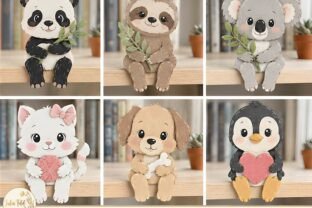 Layered Animal Shelf Sitter SVG Bundle · Creative Fabrica