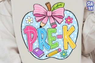 Pre-K Apple Back to School PNG Clipart Graphic by siatia · Creative Fabrica