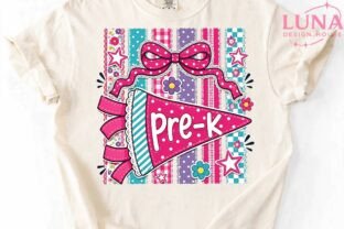 Pre-K Pennant Bow Coquette PNG Clipart Graphic by LunaDesignHouse ...