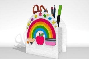 3D Apple Pencil Holder SVG Bundle · Creative Fabrica