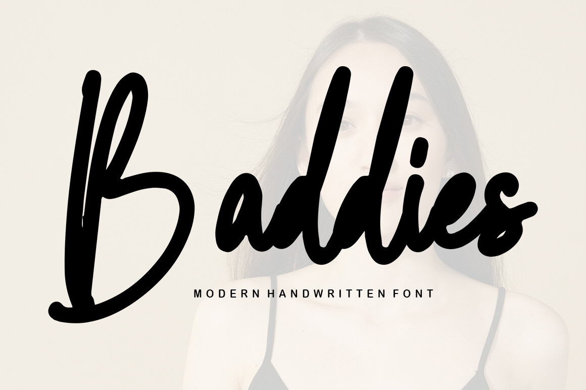 Baddies Font by Daily Design · Creative Fabrica