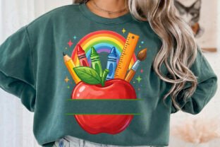 Teacher Rainbow Crayon Sublimation PNG. Graphic by Unique Art Studio ...