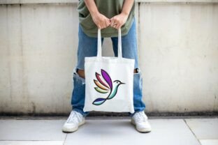 Colorful Abstract Hummingbird · Creative Fabrica