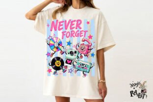 Never Forget Retro Icons PNG Graphic by Magic Rabbit · Creative Fabrica