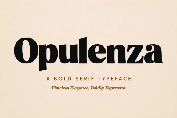 Opulenza Font by basyar · Creative Fabrica