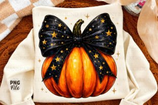 Halloween Coquette Bow Pumpkin PNG Graphic by LibbyWishes · Creative ...