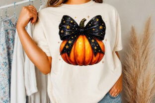 Halloween Coquette Bow Pumpkin PNG Graphic by LibbyWishes · Creative ...