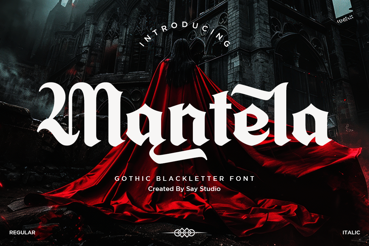 Mantela Font by SayStudio · Creative Fabrica