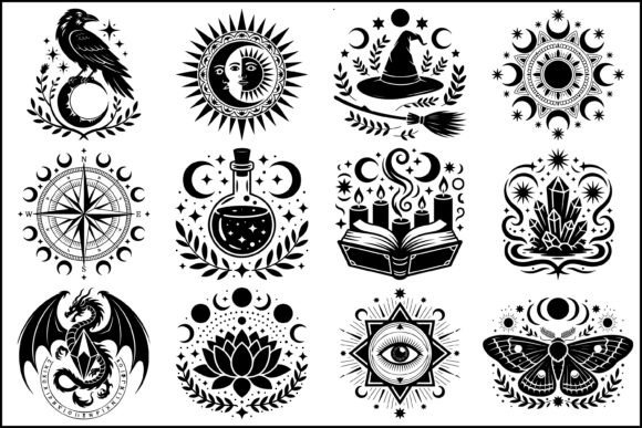 2,053 Witchcraft Svg Designs & Graphics