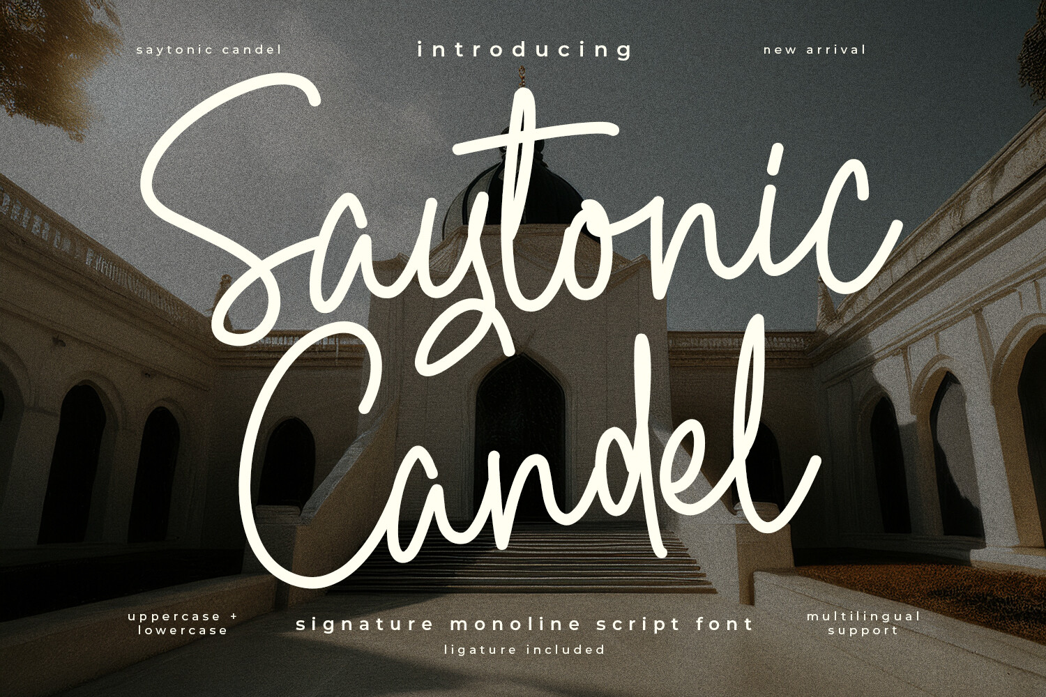 Saytonic Candel Font by Maulana Creative · Creative Fabrica