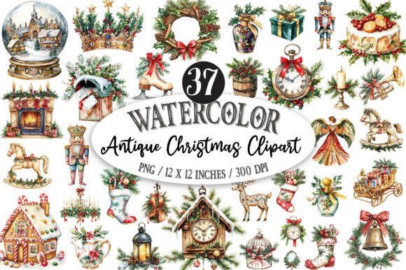 Watercolor Christmas Bird Clipart Graphic by designking · Creative Fabrica
